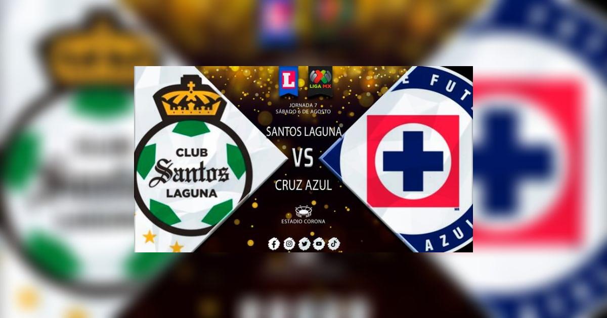 Santos Laguna vs. Cruz Azul EN VIVO: minuto a minuto de la Liga MX