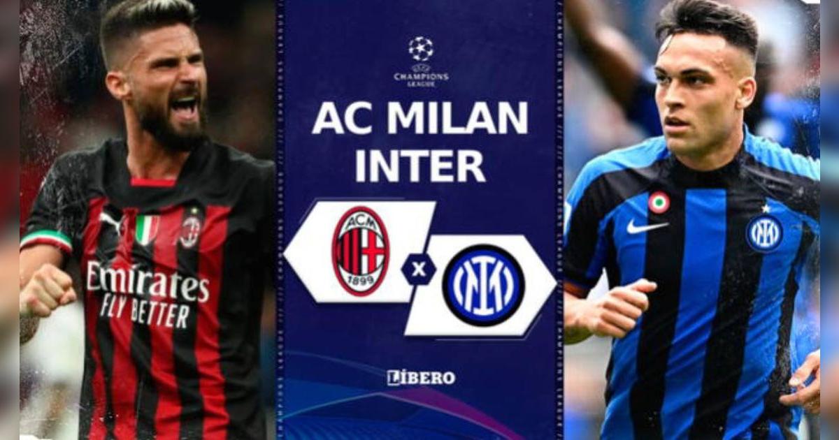 Milan vs. Inter: resumen del partido por semifinales de Champions League