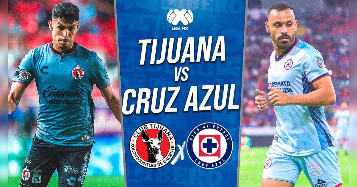 Cruz Azul vs Tijuana EN VIVO por Liga MX: partido minuto a minuto