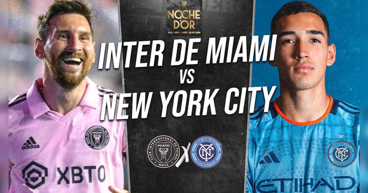 Inter Miami vs New York City FC EN VIVO por Noche de Oro de Messi ...