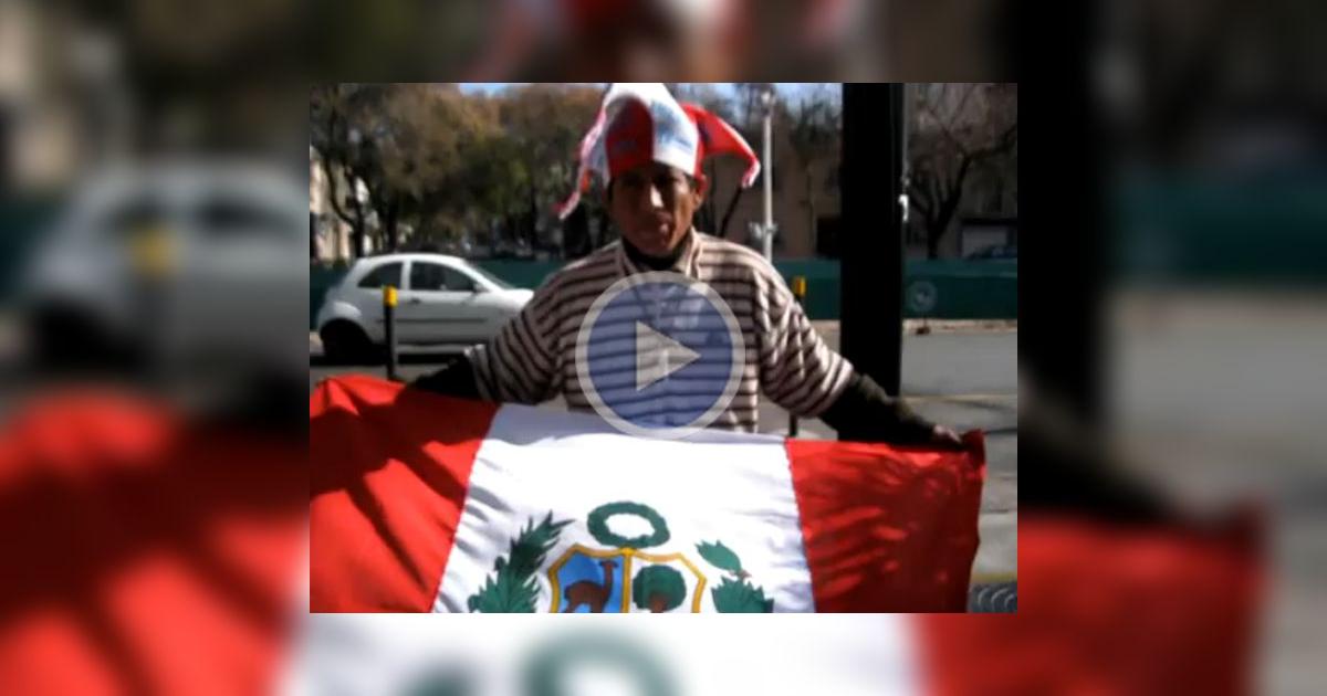 Robert Mendivil llegó a Mendoza desde Pisco para apoyar a la selección ...