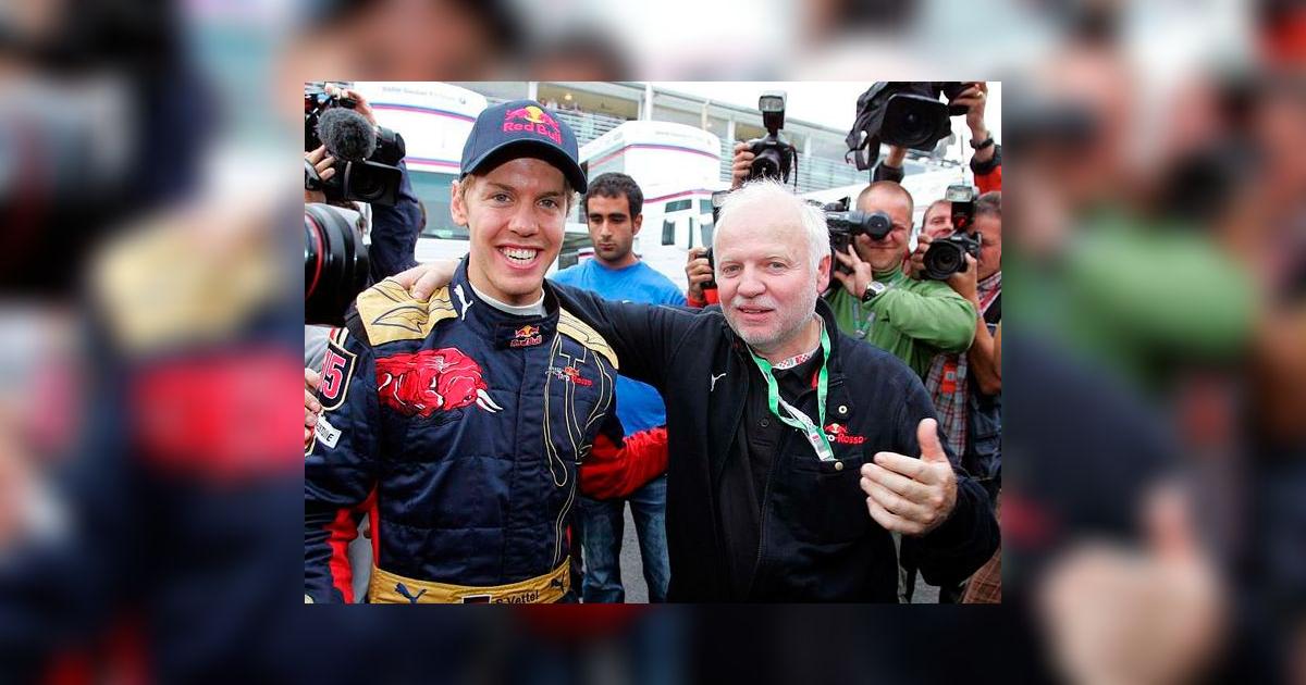 El padre de Sebastián Vettel emula a su hijo montando un coche de ...