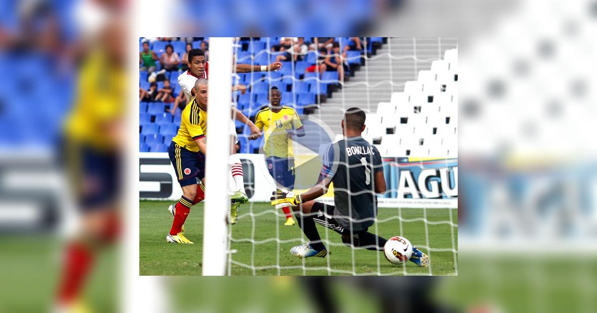 Edwin Gómez casi pone el empate para Perú a los 33 minutos [VIDEO]