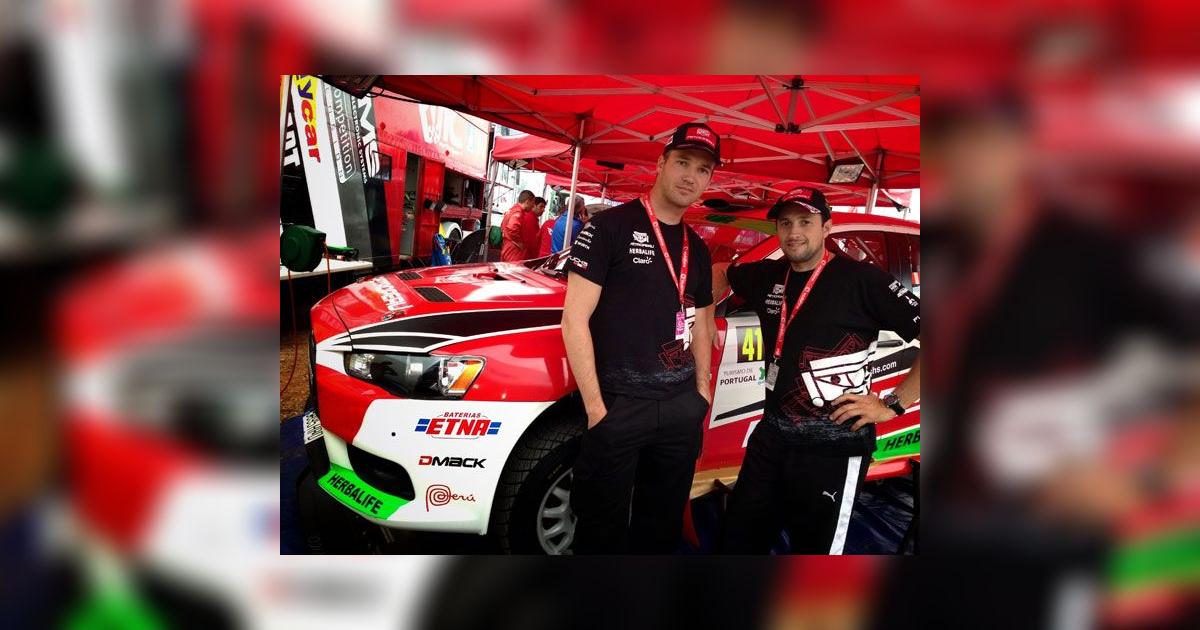 Nicolás Fuchs inicia su participación en el Rally de Portugal