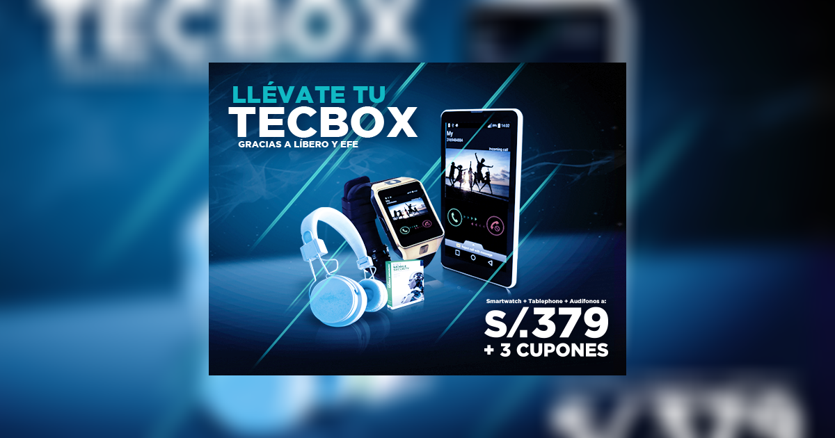 Llévate tu TECBOX a un súper precio gracias a Líbero y EFE