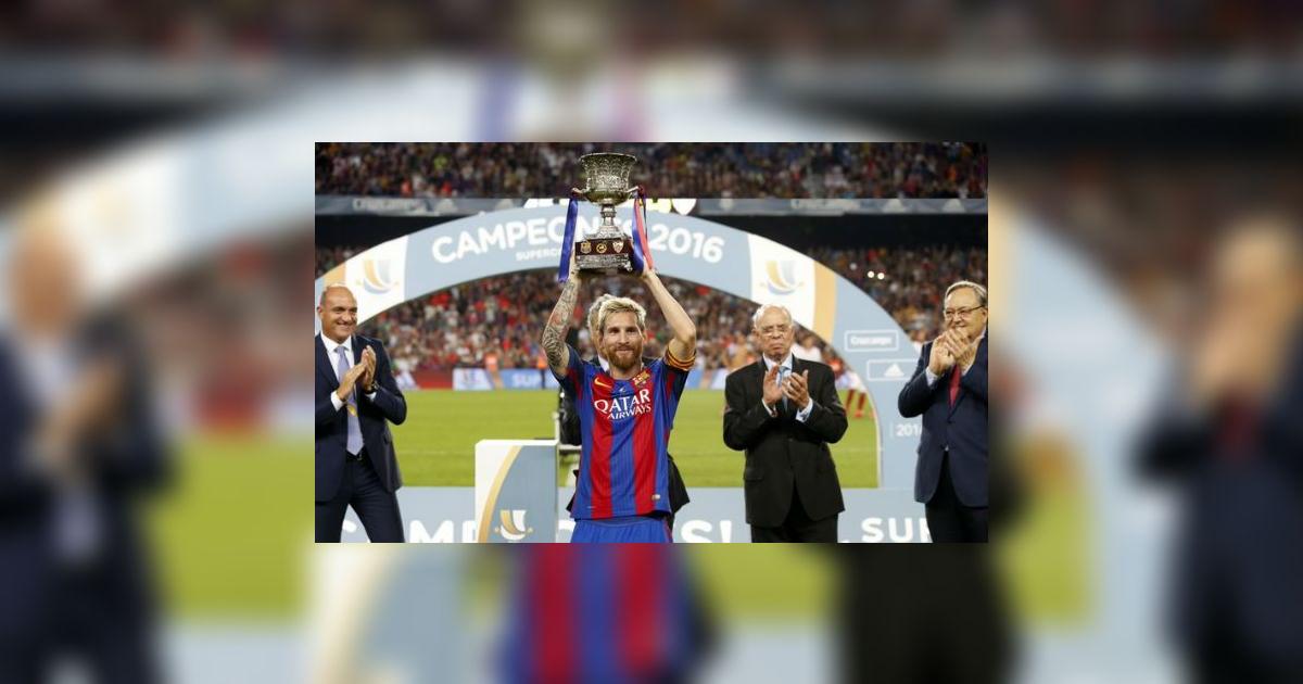 Lionel Messi ganó la Supercopa de España y ya suma 29 títulos con el ...