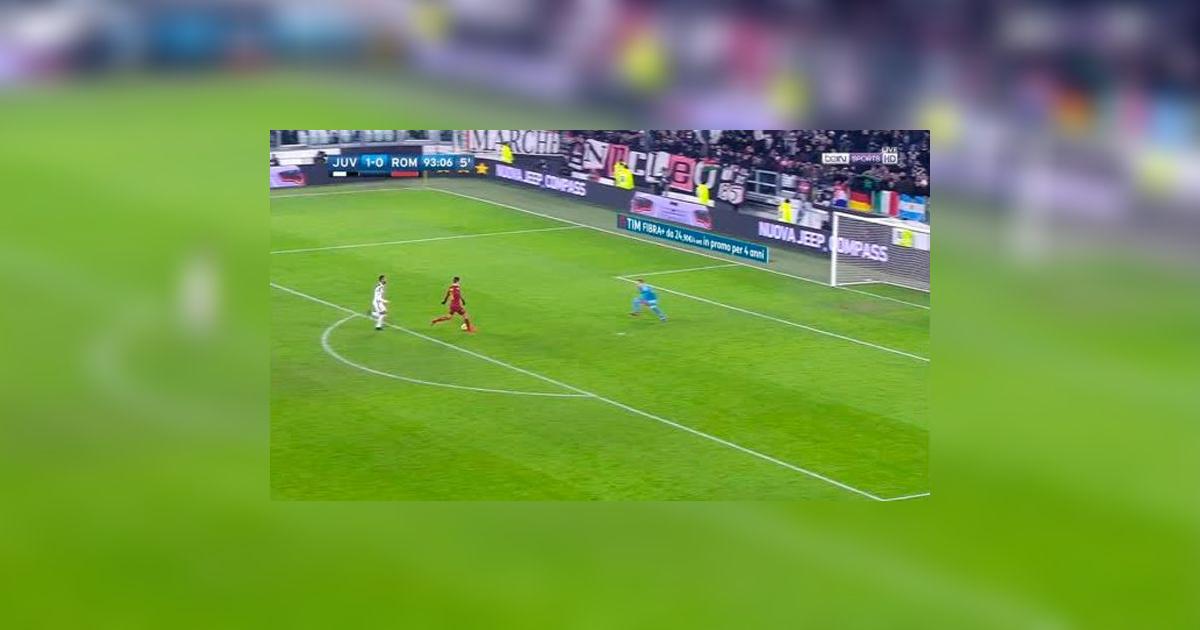 Juventus vs. AS Roma: el increíble gol que falló Patrik Schick [VIDEO]