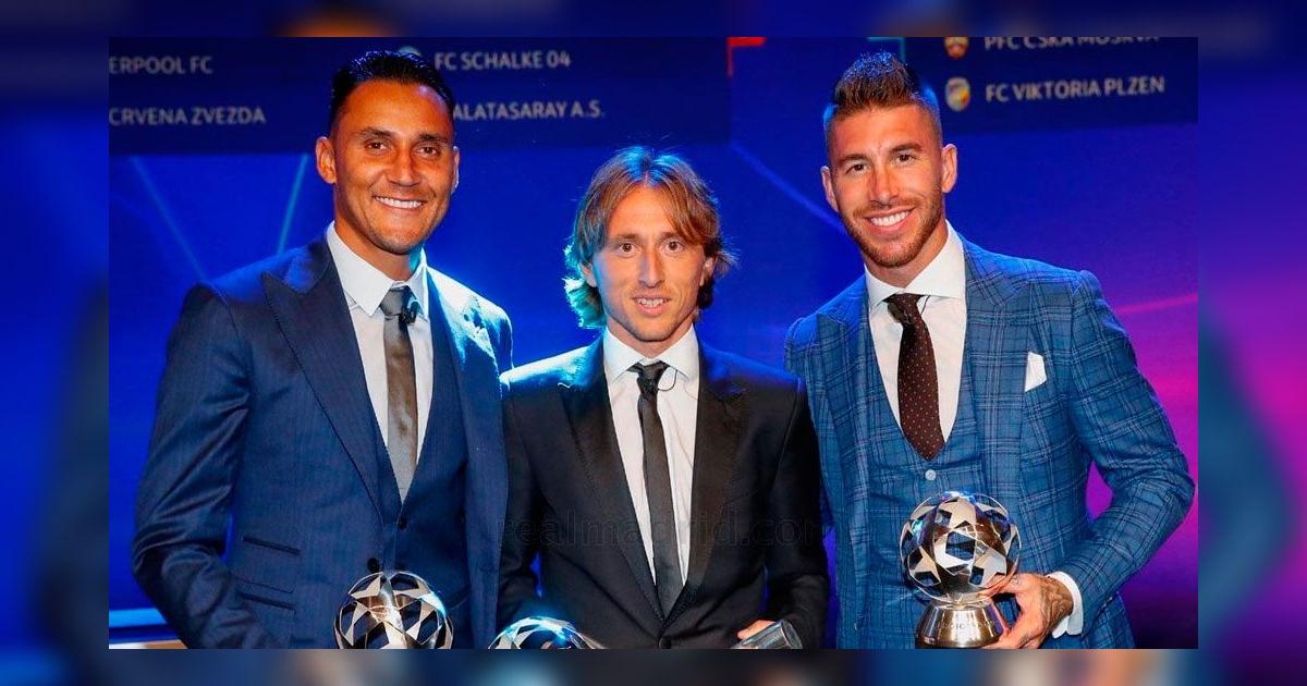 El cariño de Sergio Ramos a Luka Modric tras ser premiado como el mejor ...