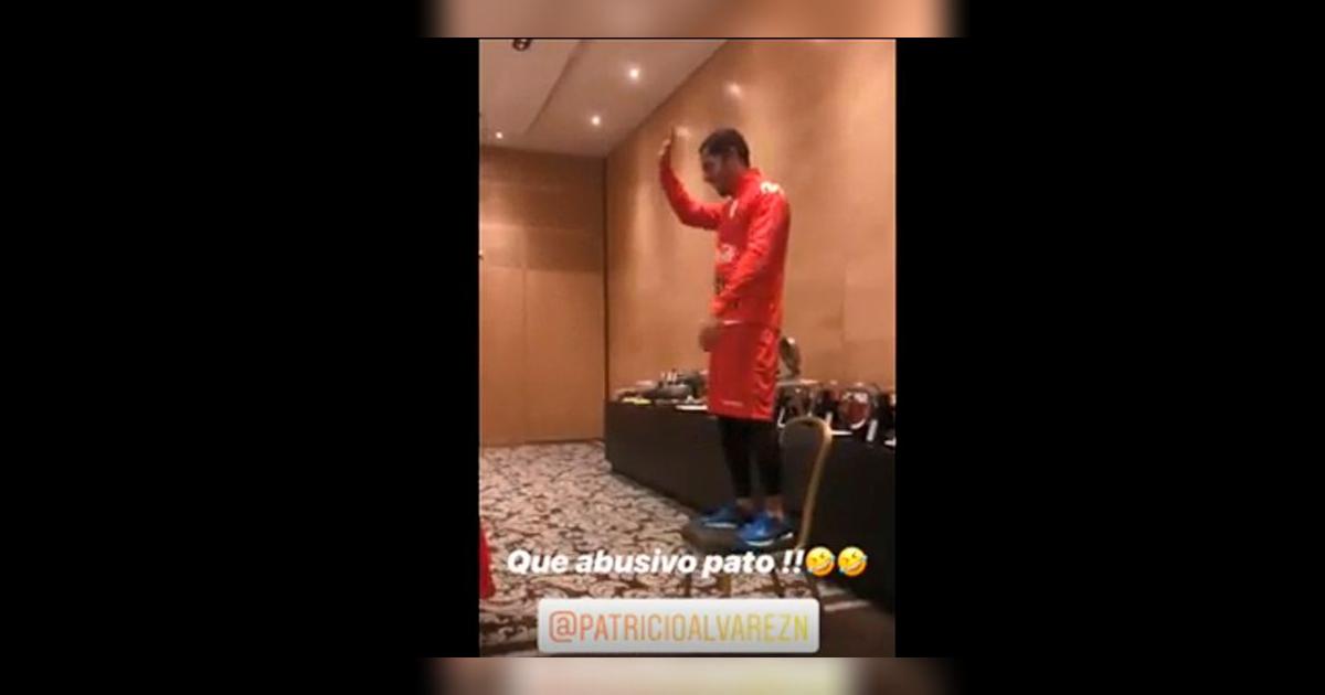 Patricio Álvarez fue ‘troleado’ por sus compañeros de selección en su ...