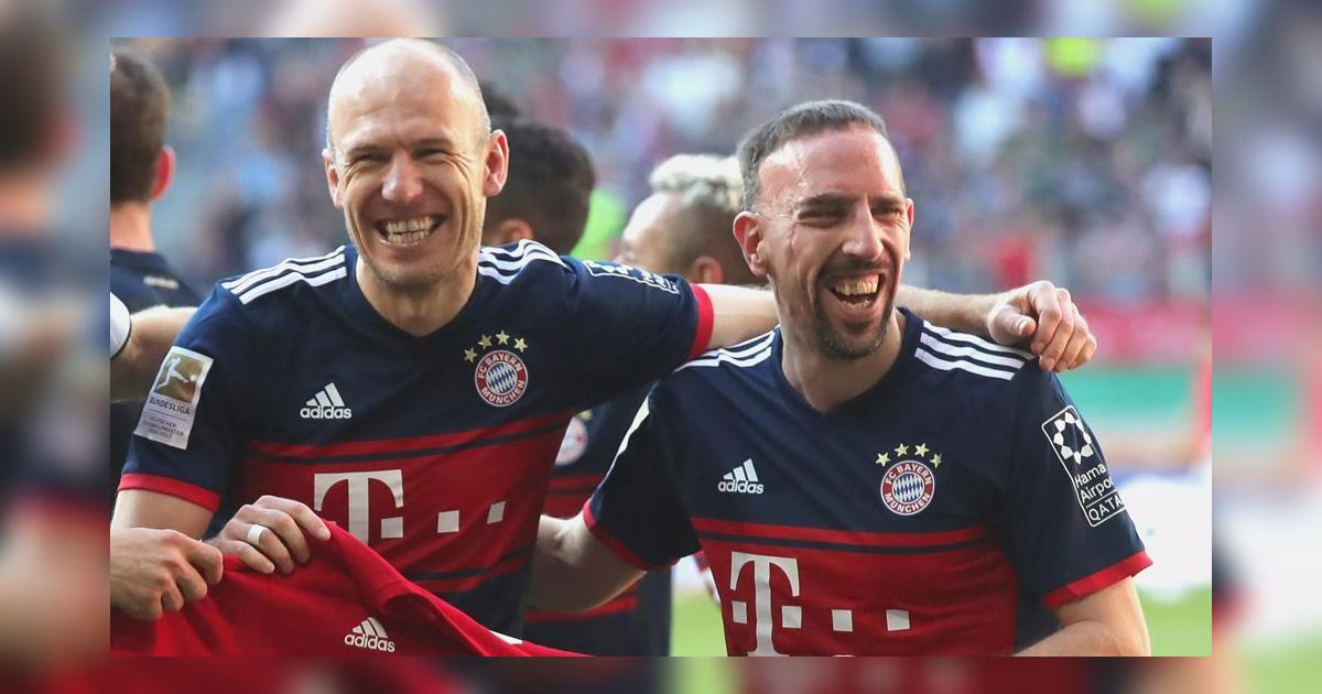 Bayern Múnich anuncia la marcha de Robben y Ribéry a final de temporada