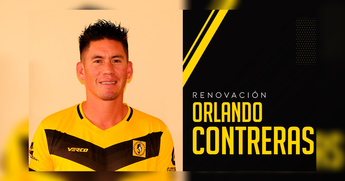 Orlando Contreras renovó con la Academia Cantolao por toda la próxima ...