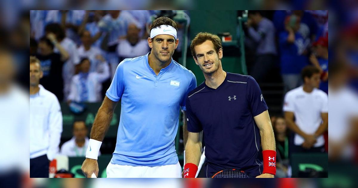 Juan Martín del Potro y su mensaje de apoyo a Andy Murray