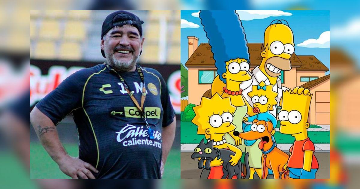 Los Simpson predijeron el discurso de Diego Armando Maradona en el ...