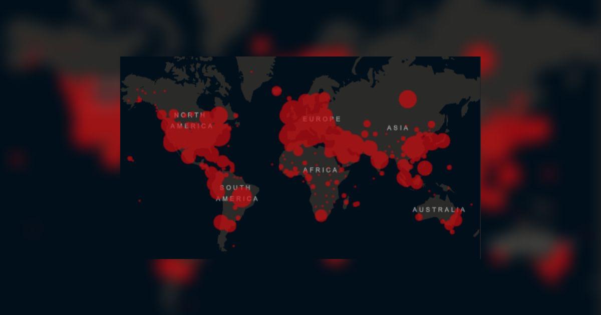 Mapa mundial del coronavirus EN VIVO tiempo real HOY lunes 13 de abril