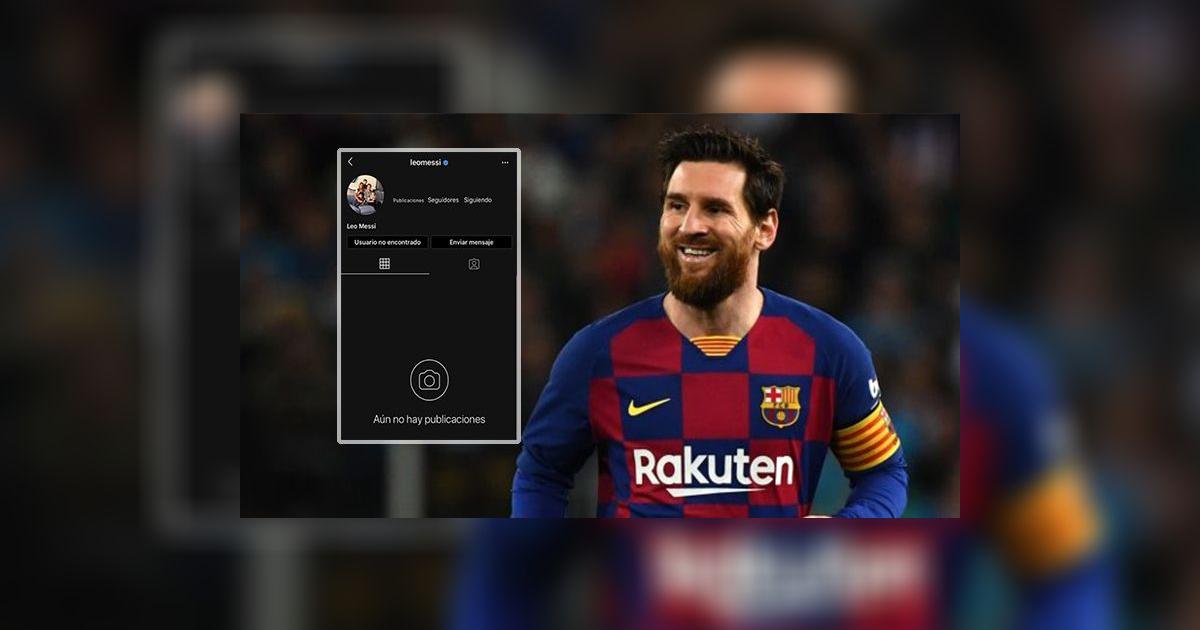 Cuenta de Instagram de Lionel Messi aparece desactivada y preocupa a ...