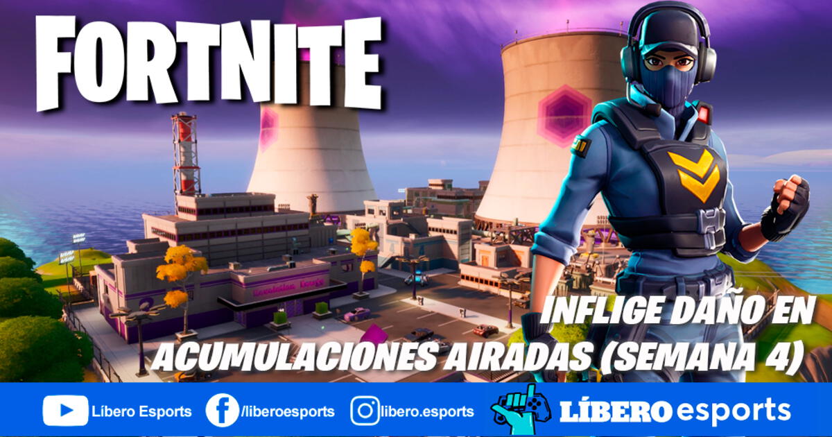 Fortnite: inflige daño a oponentes en Acumulaciones Airadas Fortnite: inflige daño a oponentes en Acumulaciones Airadas