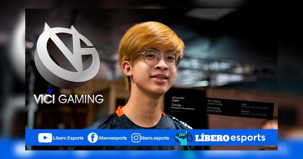 Dota 2: 23Savage explica por qué no sale como parte del roster oficial de Vici Gaming