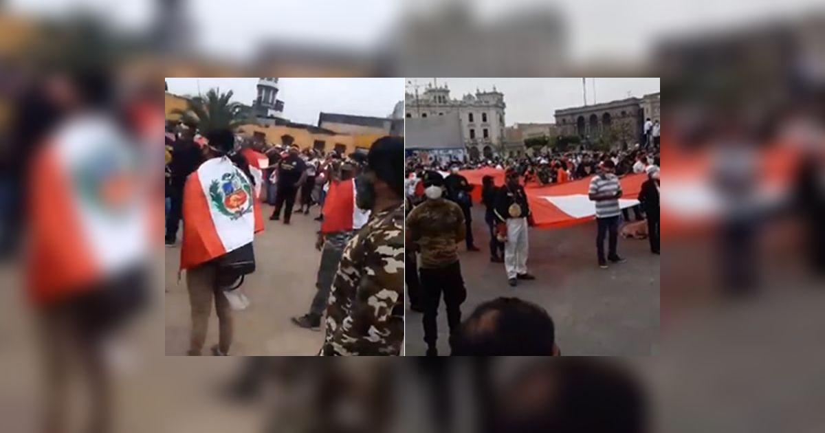 Fuerzas Armadas en retiro realizó una marcha pacífica en el Centro de ...