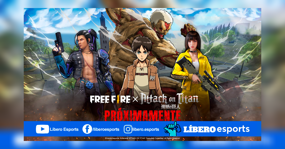 Free Fire x Attack on Titan: así lucirán las skins de los titanes en el ...