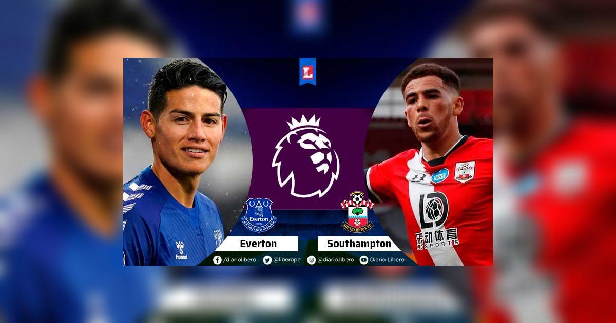 Everton vs Southampton EN VIVO partido ST vence 1-0 por la Premier League