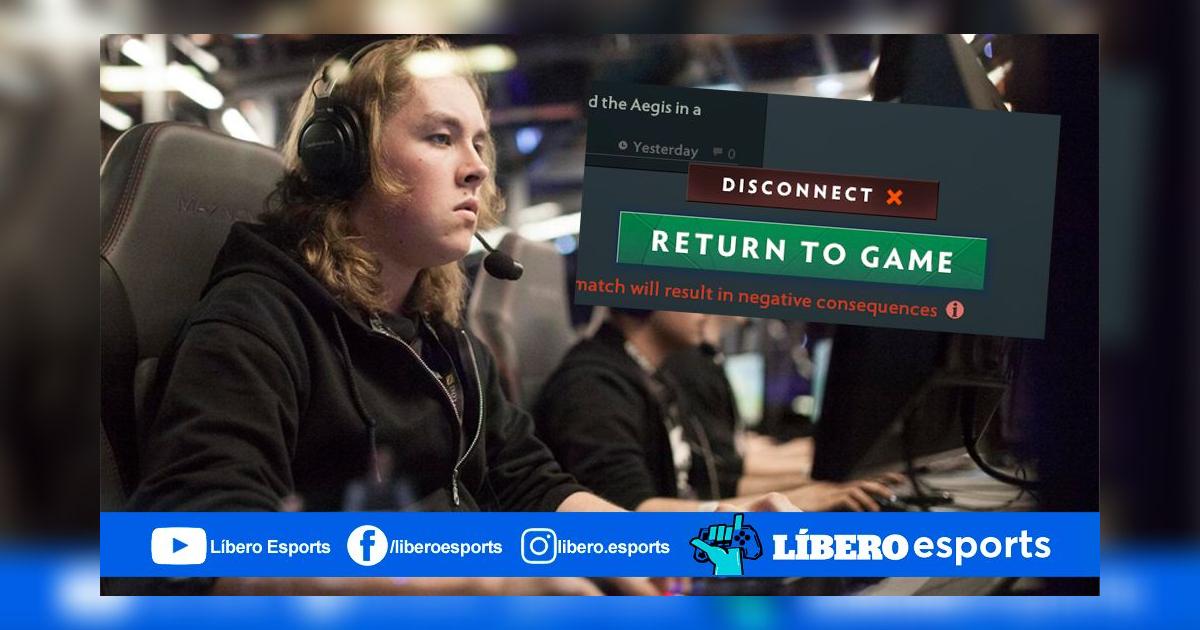 Dota 2: Zai se "sacrifica" por su equipo abandonando una partida - VIDEO