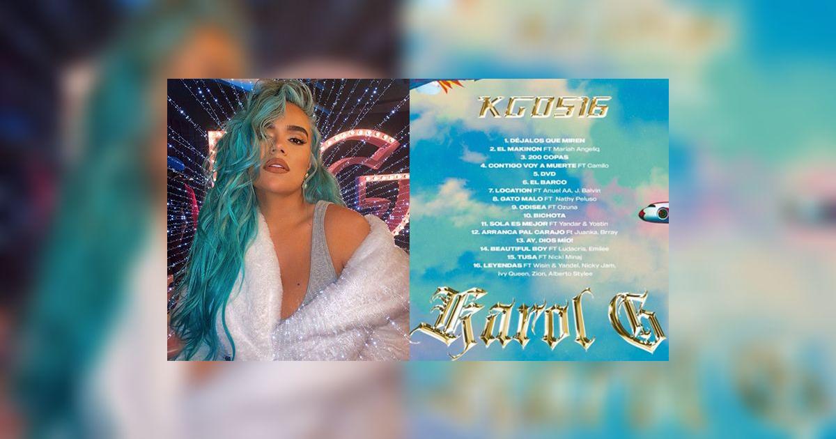 Karol G lanzó su nuevo álbum KG0516 y se volvió tendencia