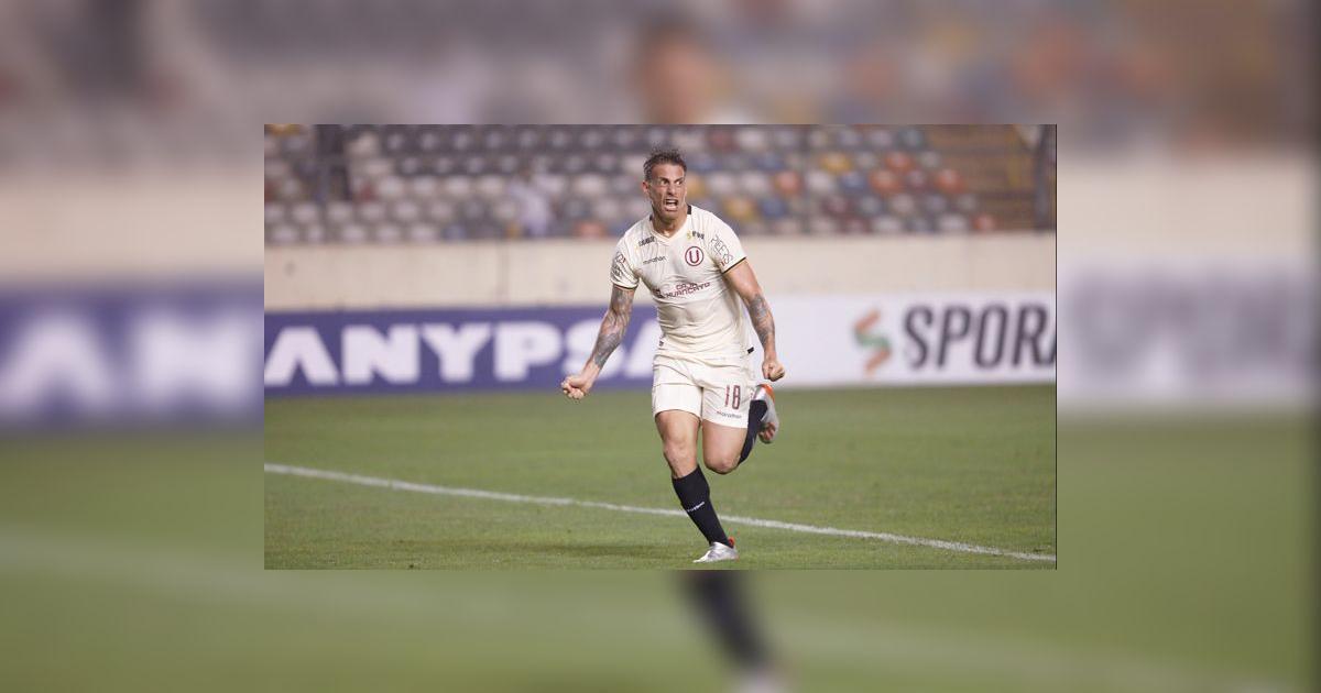 Germán Denis alentó a Universitario en la derrota ante Palmeiras - FOTO