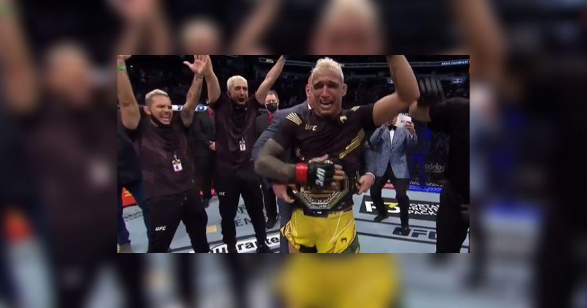 Oliveira es el nuevo campeón de los pesos ligeros: derrotó por KO a ...