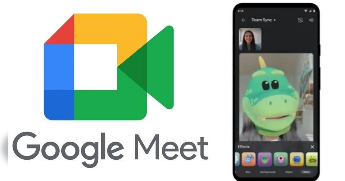 Google Meet presenta nuevos filtros y efectos para reuniones entre amigos