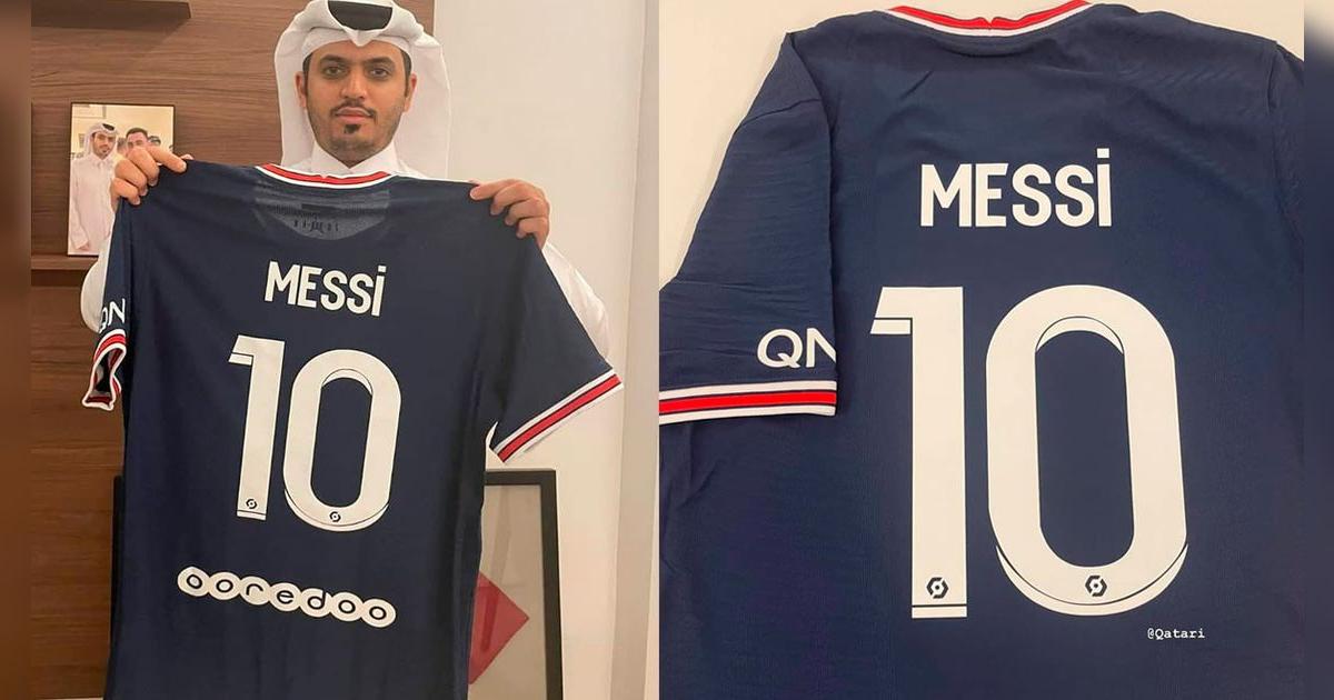 PSG ya tiene lista la camiseta con la '10' de Lionel Messi
