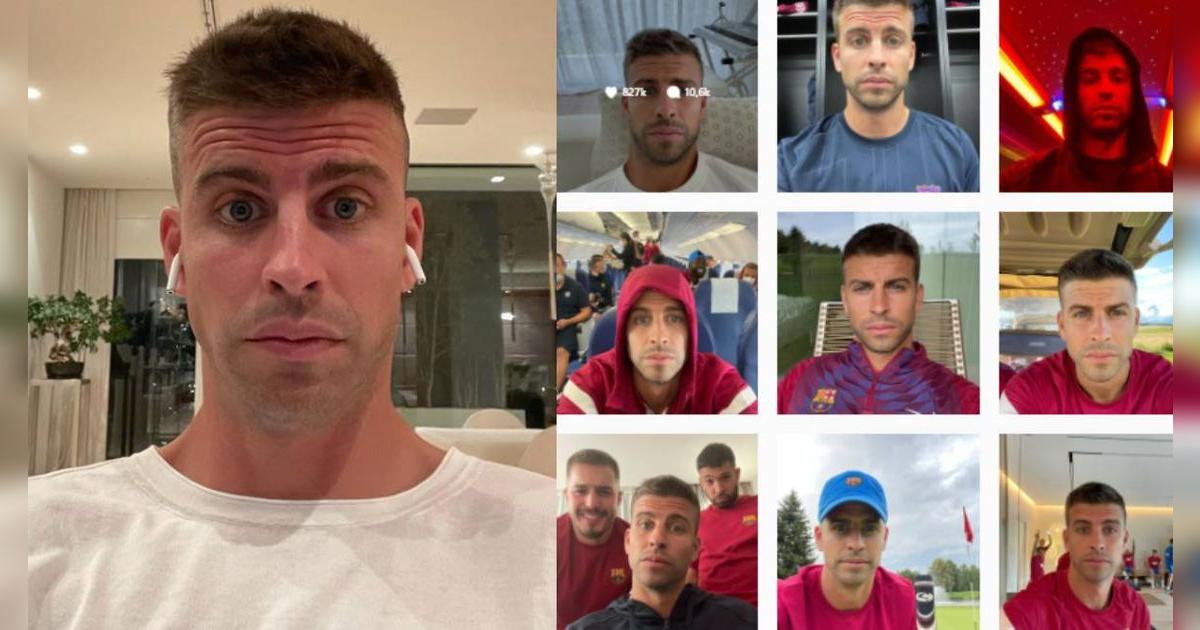 Piqué explica las razones de sus famosos selfies en Instagram