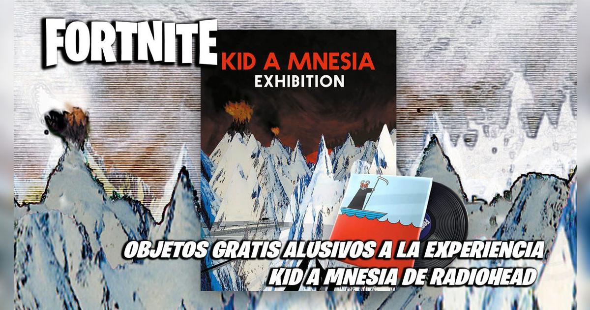 Fortnite: obtén ítems gratis de Radiohead de la experiencia KID A MNESIA