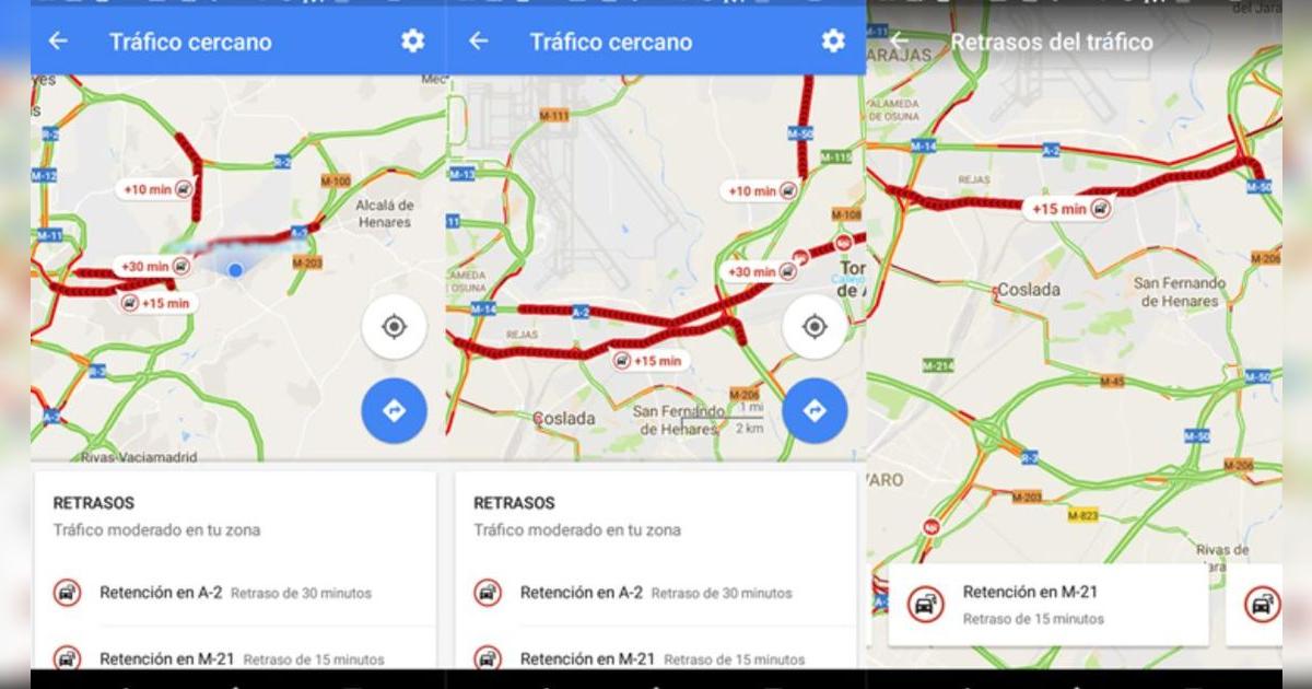Google Maps: Aprende a ver el tráfico en tiempo real y evita un dolor ...