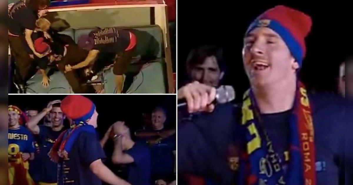 ¿Lionel Messi borracho? El día que el argentino celebró ebrio con Barcelona