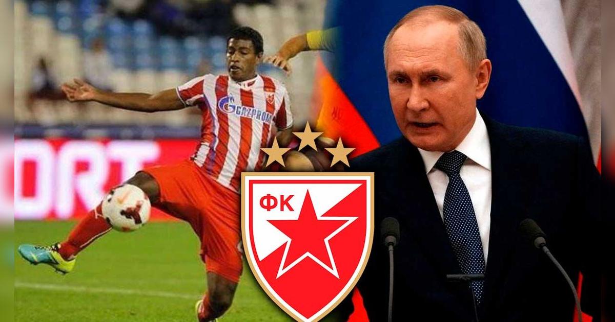 Estrella Roja de Belgrado Serbia Ex equipo de Miguel Araujo muestra apoyo a invasión de Rusia ...