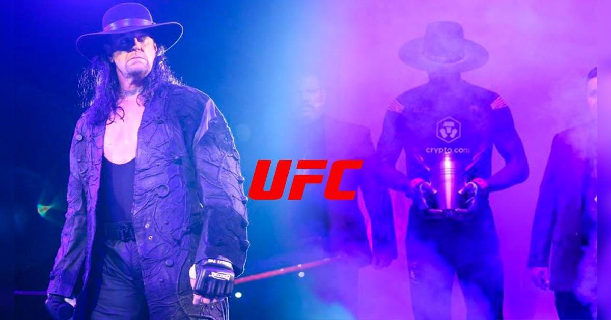 The Undertaker fue homenajeado por el campeón de la UFC antes de entrar ...