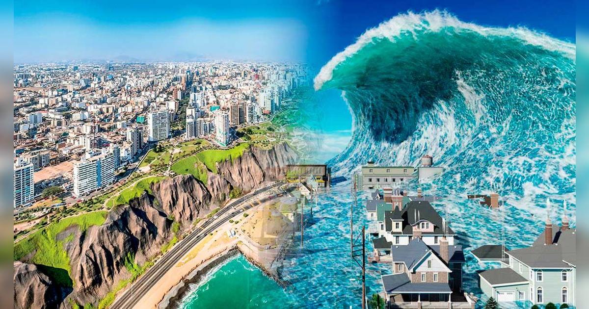 ¿Cómo quedaría el mapa del Perú en caso un tsunami inunde Lima?
