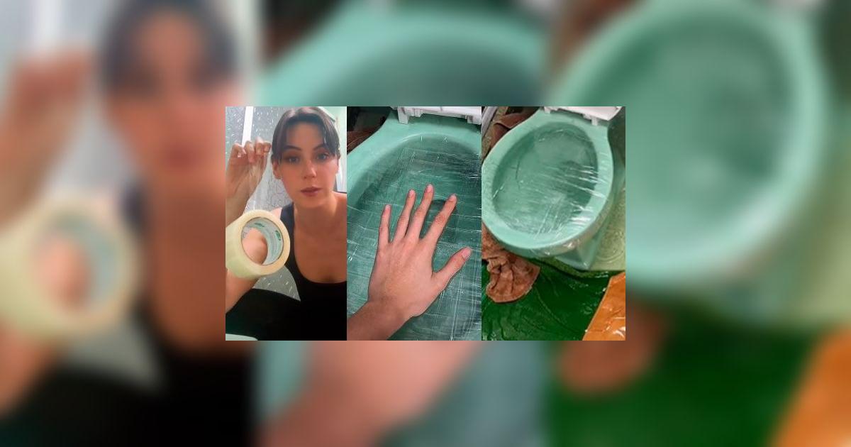 Joven utilizó un 'life hack' que vio en TikTok y terminó con su baño ...