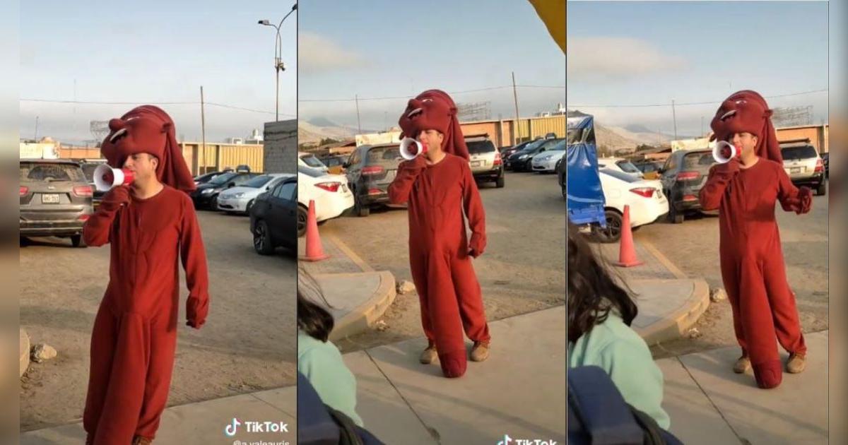 TikTok: Hombre disfrazado de huaco erótico se volvió viral - VIDEO