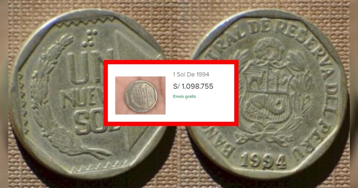 Peruano se volvió 'loco' y vende moneda de S/1 a más de un millón de soles