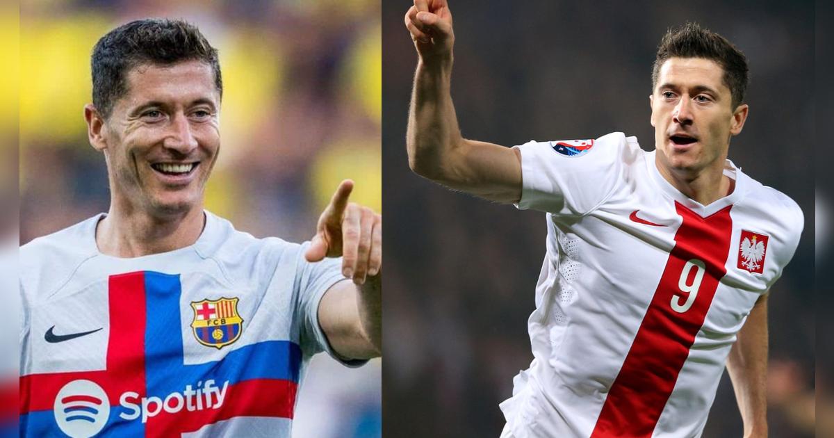 No solo con Barcelona: los increíbles números de Lewandowski con Polonia