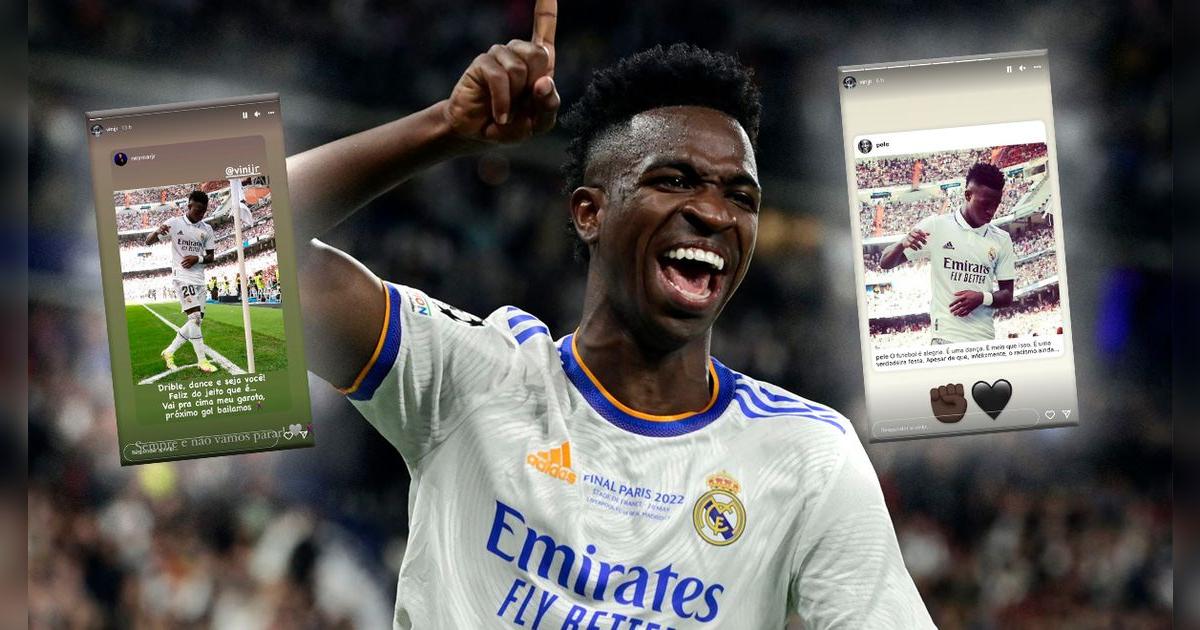 Baila Vini Jr Neymar Pele y otras estrellas de Brasil respaldaron los ...