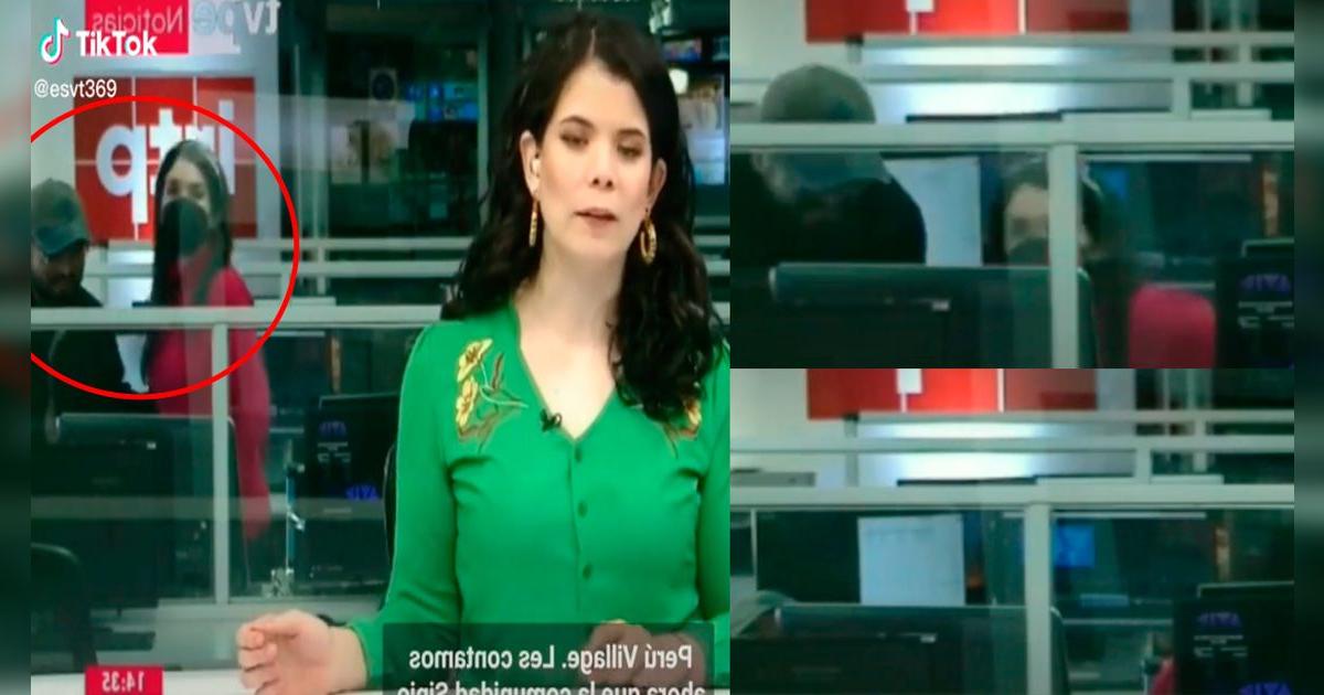 Reporteros de TV Perú son captados en vivo y se escondieron para no arruinar noticiero