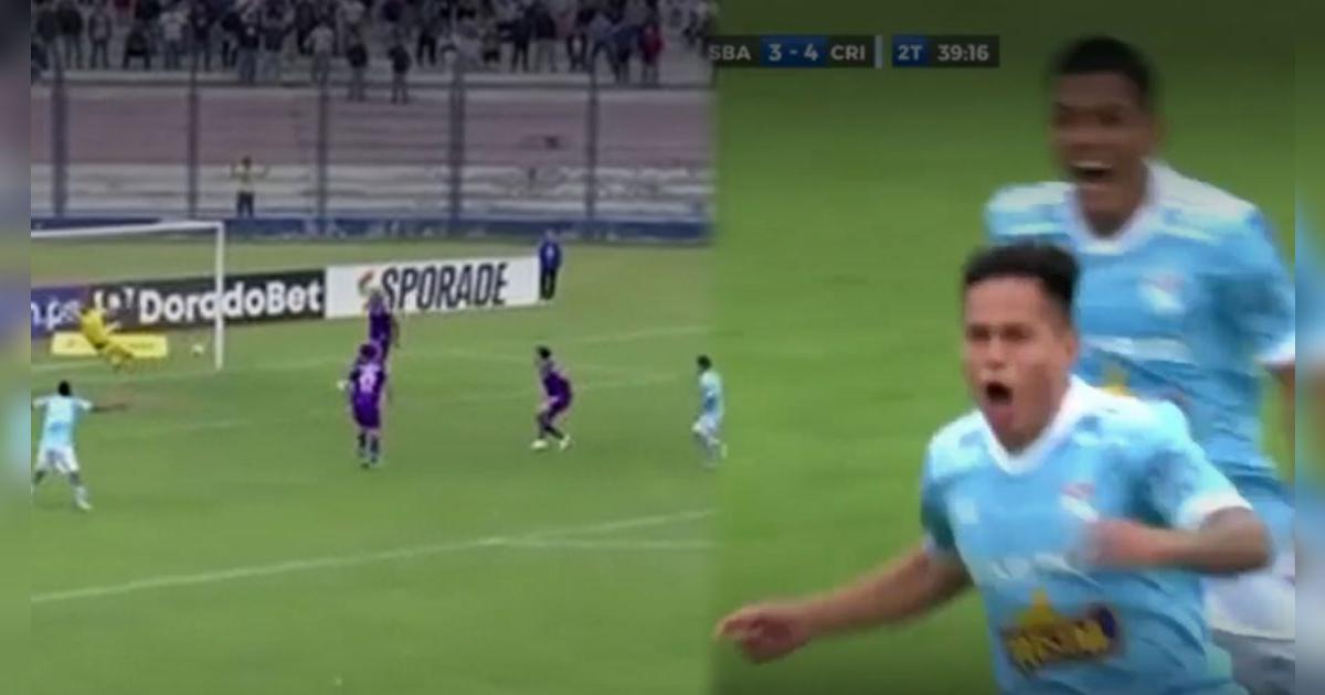 Jesús Pretell anotó el 5-3 a favor de Sporting Cristal con un ...