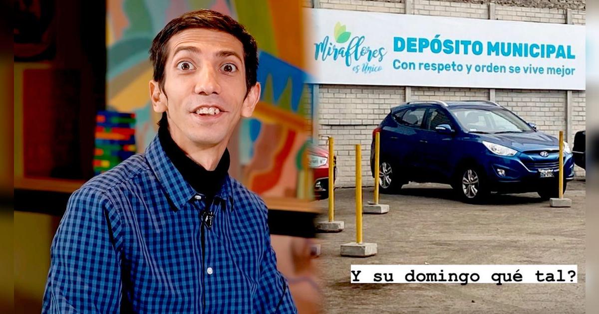 'Flaco' Granda muestra indignación luego que grúa se lleve su carro ...