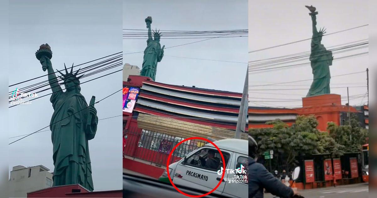 ¿Lima York? Peruano queda confundido al ver una 'Estatua de la Libertad ...