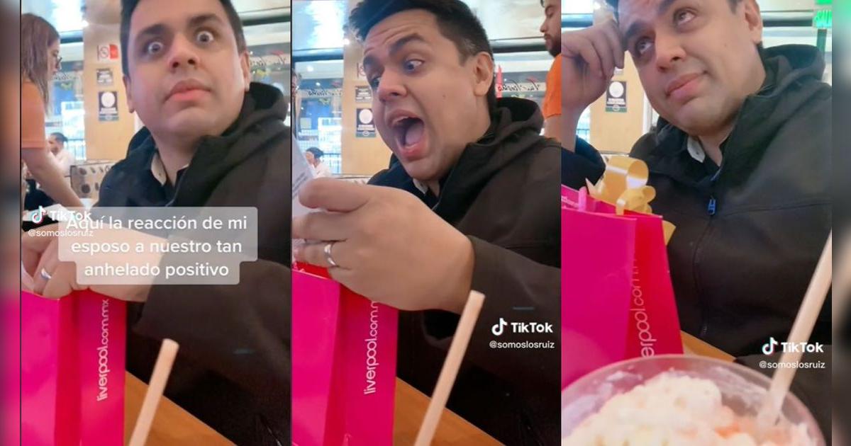 Se entera que por fin podrá ser papá y su reacción se vuelve viral en ...