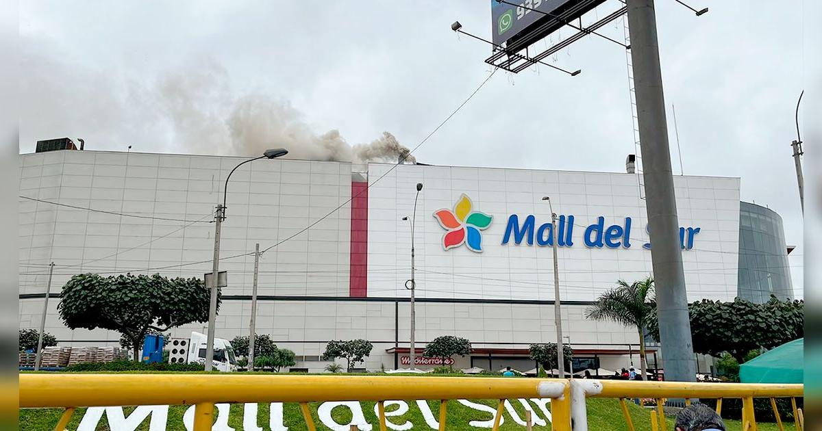Incendio en Mall del Sur: humo causó alarma en centro comercial en San Juan de Miraflores