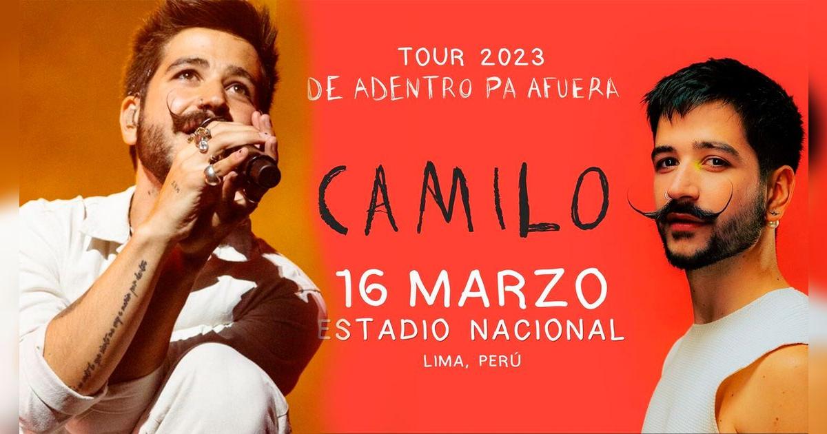 Camilo en Perú: ¿Cómo comprar y cuáles son los precios de las entradas para su concierto?