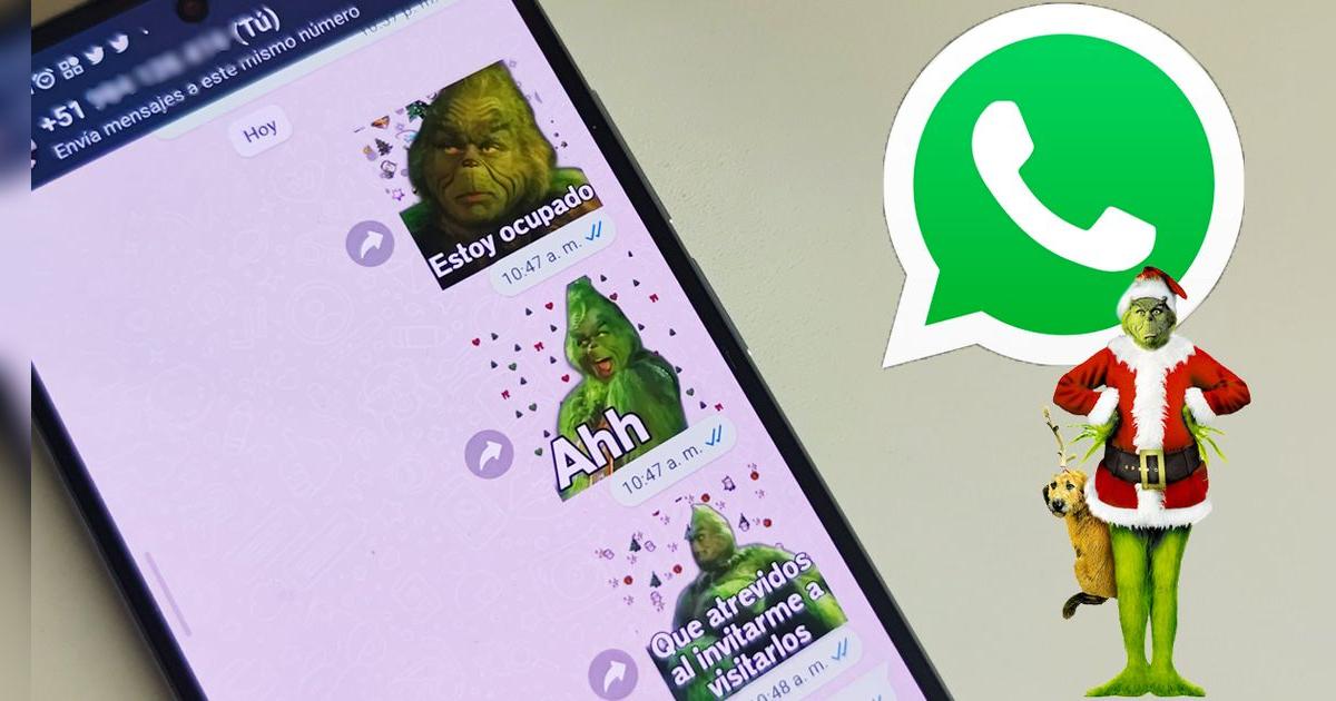WhatsApp: ponte en modo 'Grinch' con estos stickers gratuitos para esta ...